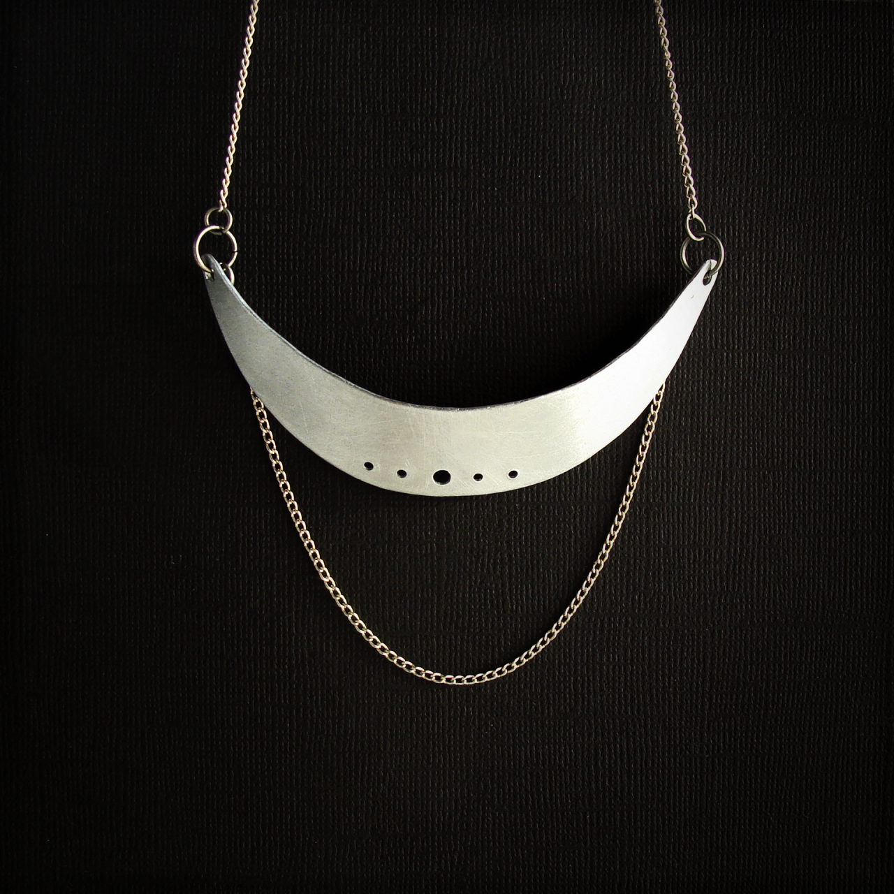 Luna Cycle Silver Crescent Chest Piece – Vivid Venus